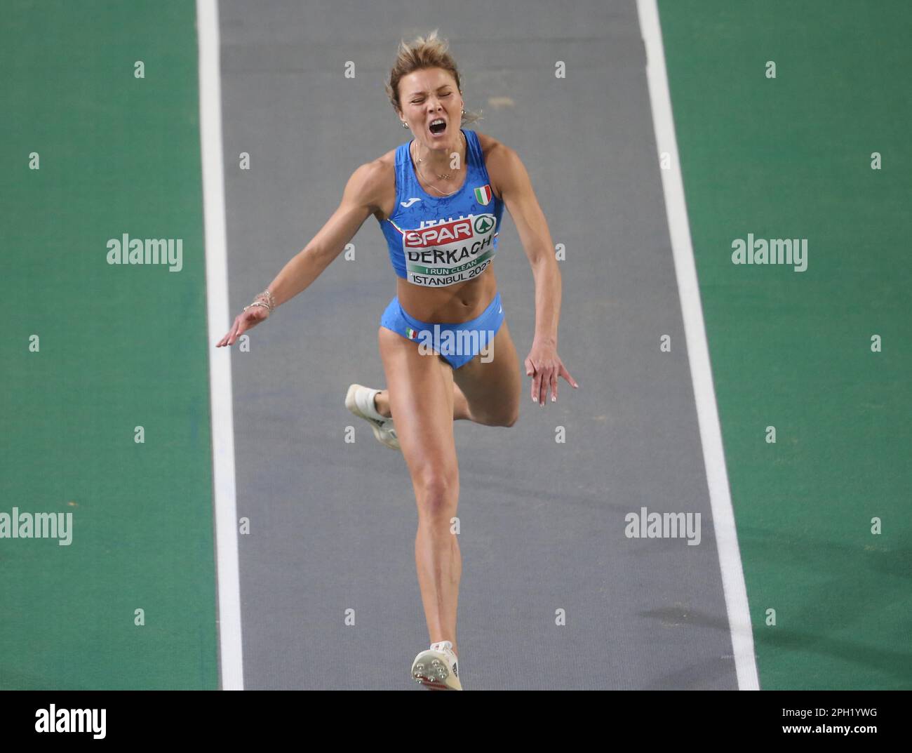 Dariya DERKACH of Italy Triple Jump Women Final during the European ...