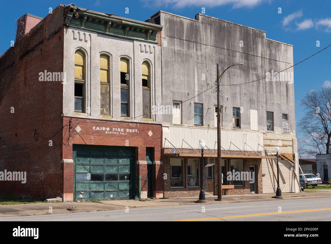 Abandoned building in downtown Cairo, Illinois, USA Stock Photo - Alamy