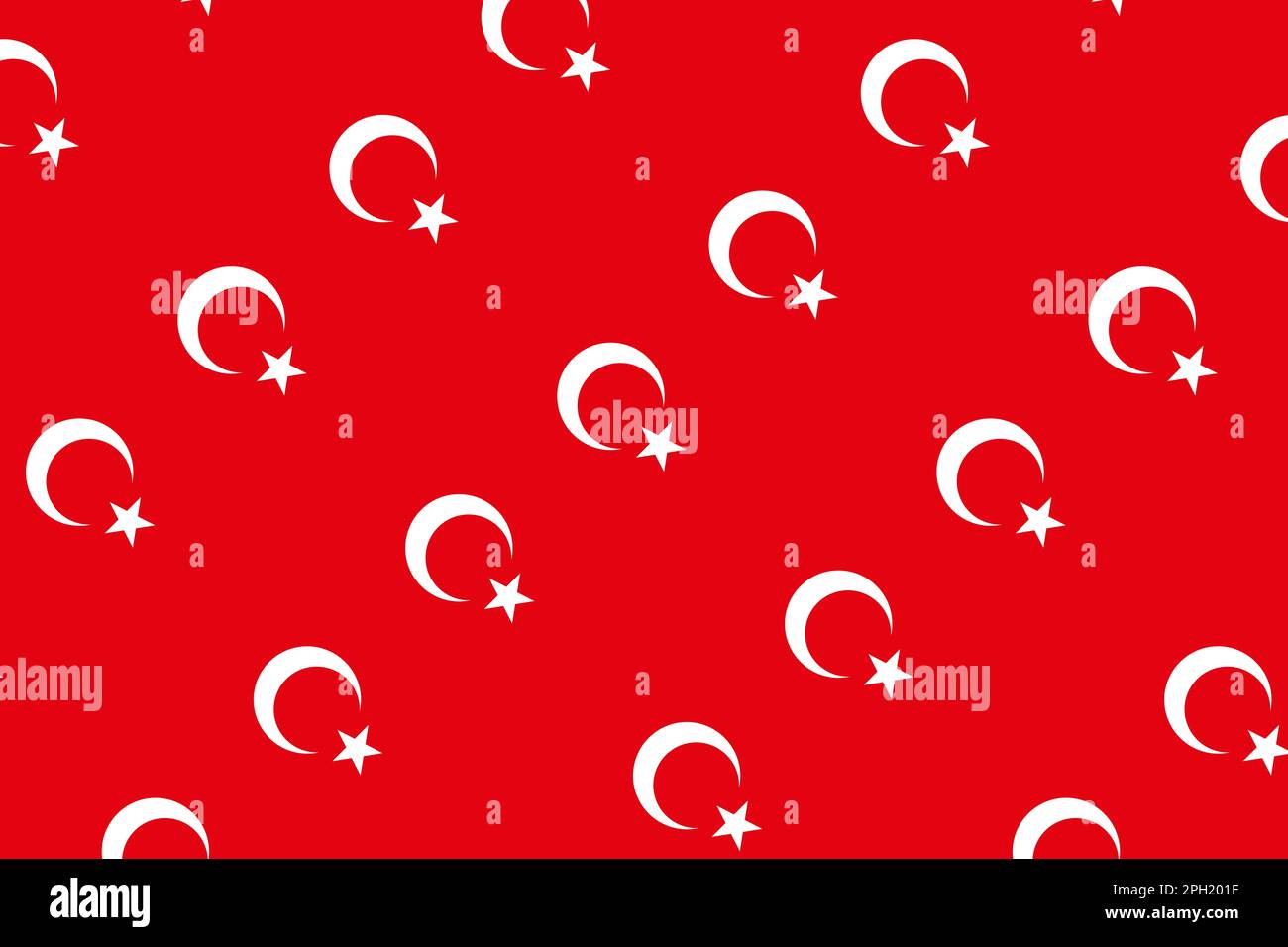 Geometric pattern in the colors of the national flag of Turkey. The ...