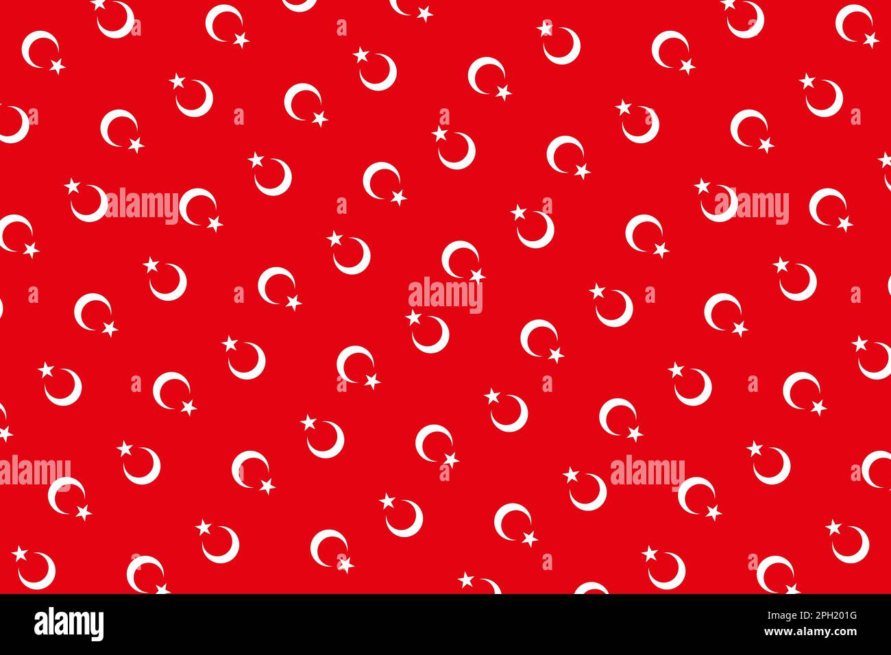 Geometric pattern in the colors of the national flag of Turkey. The ...