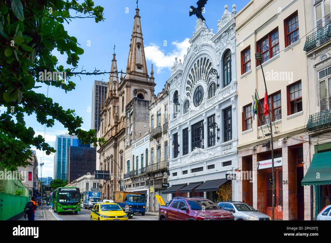 Rio de Janeiro, Brazil - January 3, 2023: Cityscape including the Casas ...