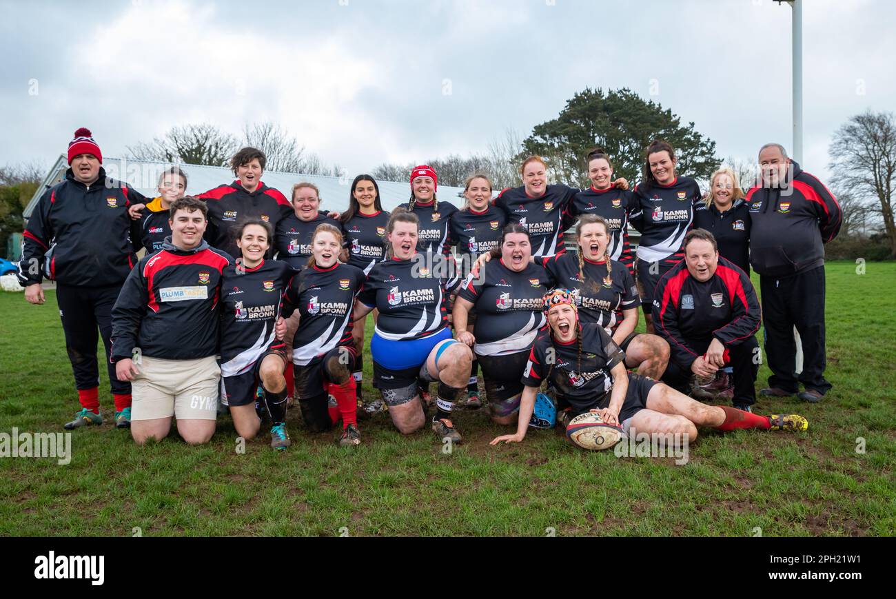Camborne,Cornwall 25th March 2023,Camborne Ladies RFC played Totnes ...