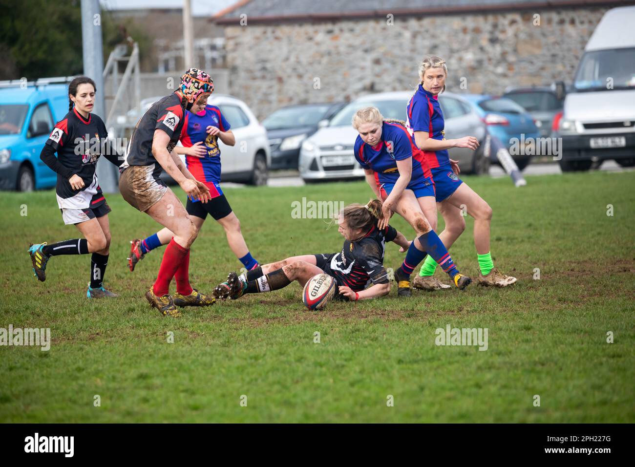 Camborne,Cornwall 25th March 2023,Camborne Ladies RFC played Totnes ...