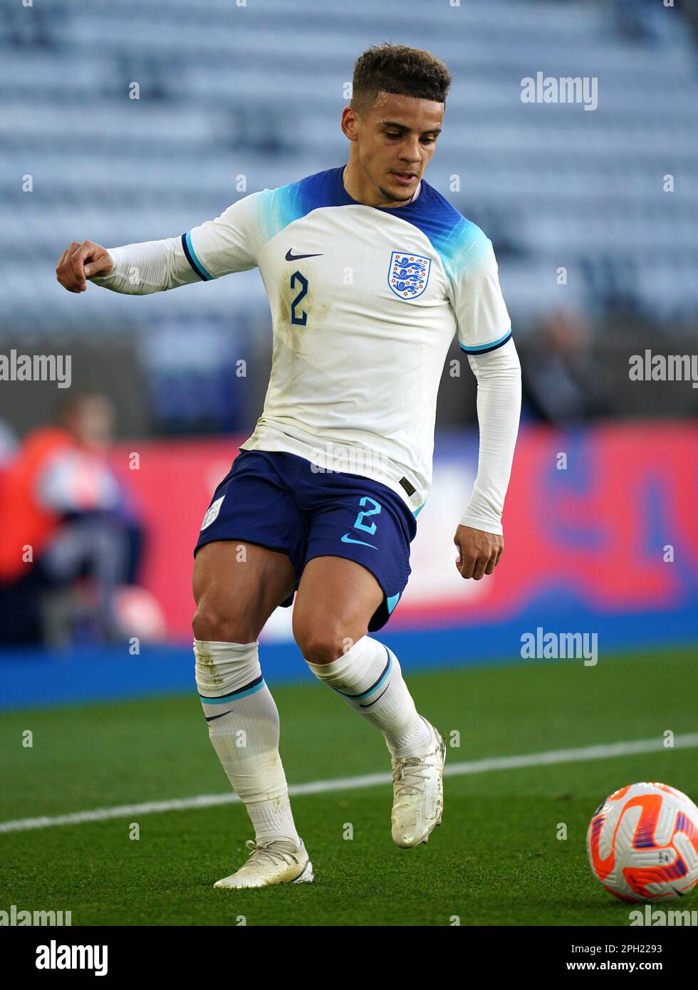 England's Max Aarons during the Under-21 International Friendly match ...