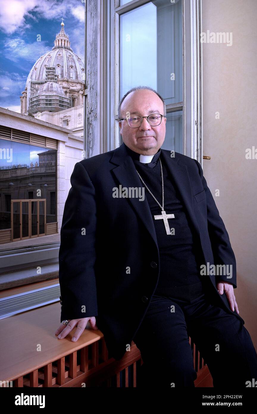 Vatican City State, Vatikanstadt. 25th Mar, 2023. Monsignor Charles ...