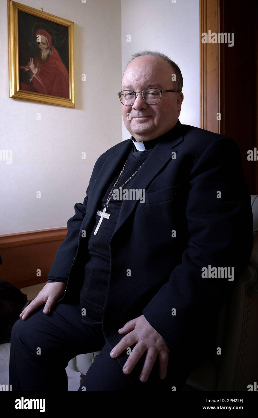 Vatican City State, Vatikanstadt. 25th Mar, 2023. Monsignor Charles ...