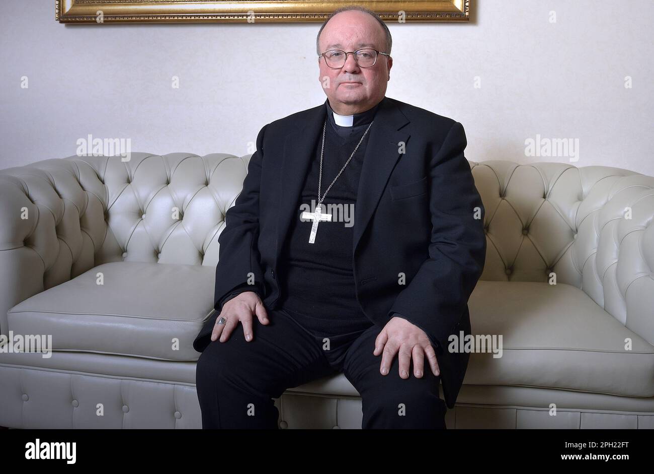 Vatican City State, Vatikanstadt. 25th Mar, 2023. Monsignor Charles ...