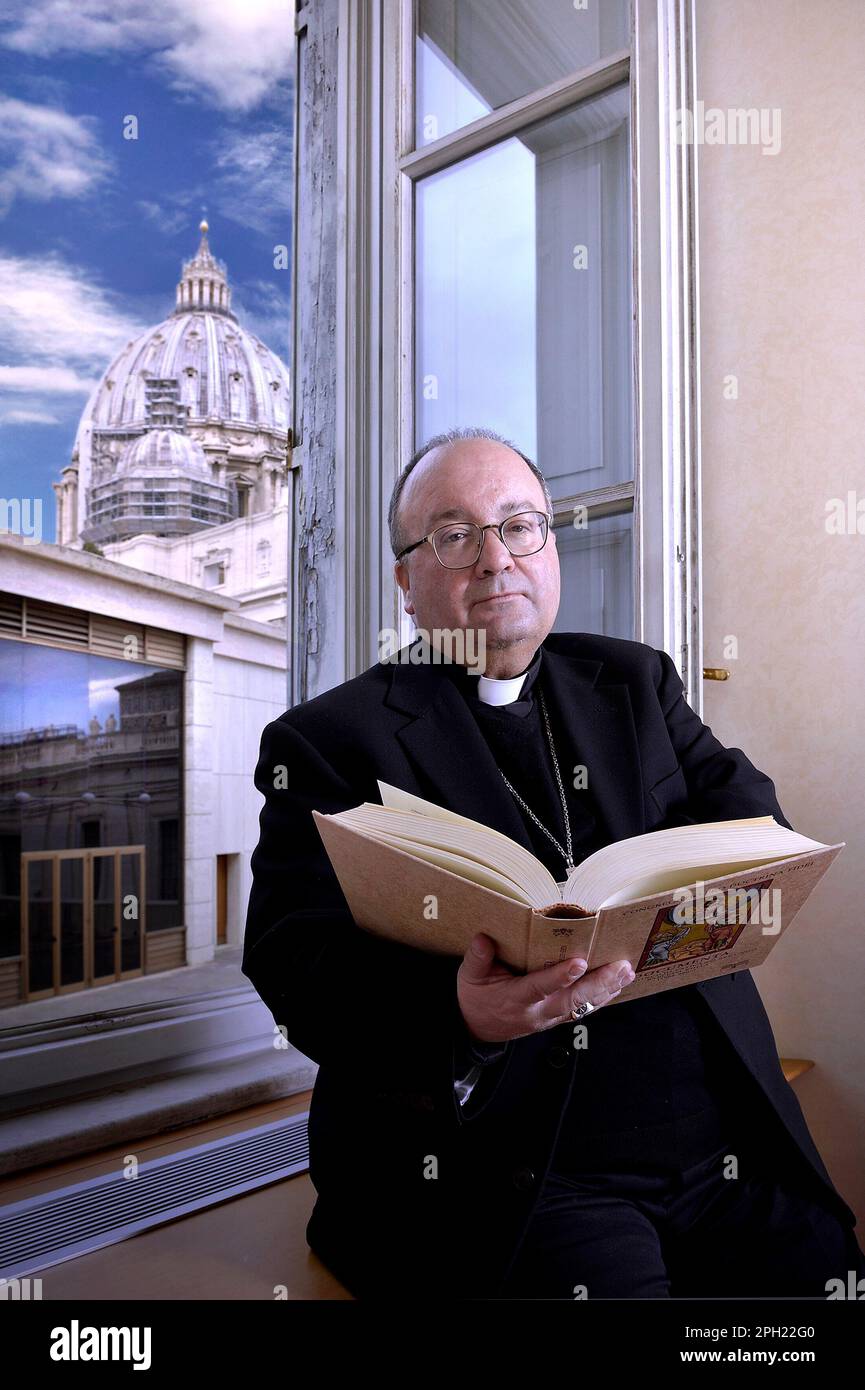 Vatican City State, Vatikanstadt. 25th Mar, 2023. Monsignor Charles ...
