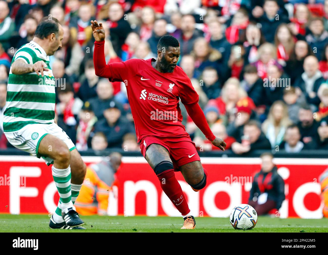 Anfield, Liverpool, Merseyside, UK. 25th Mar, 2023. Charity Friendly ...