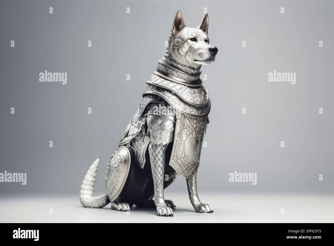 Dog in armor hi-res stock photography and images - Alamy