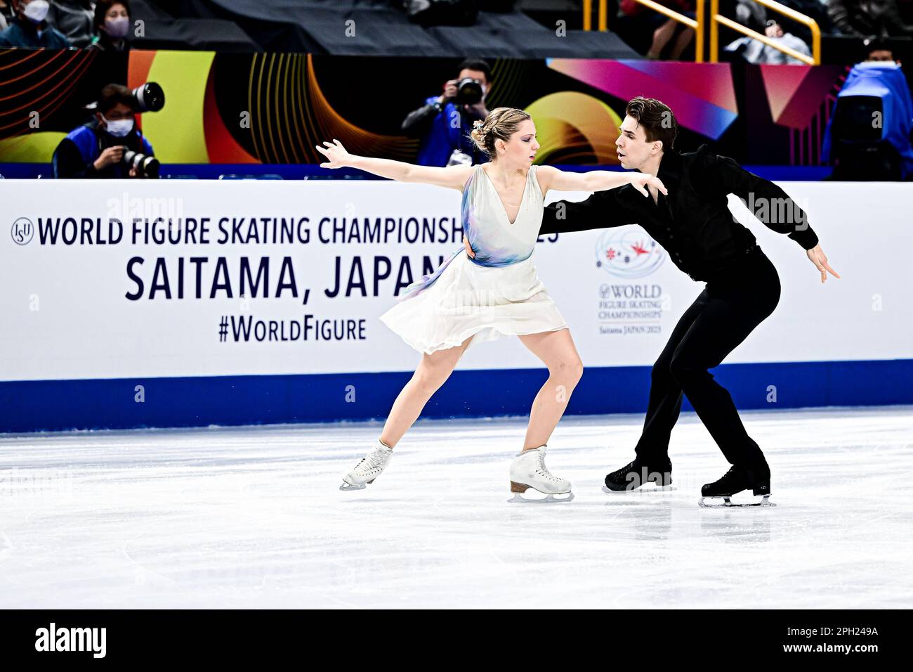 Saitama, Japan. 25th March, 2023. Victoria MANNI & Carlo ROETHLISBERGER ...