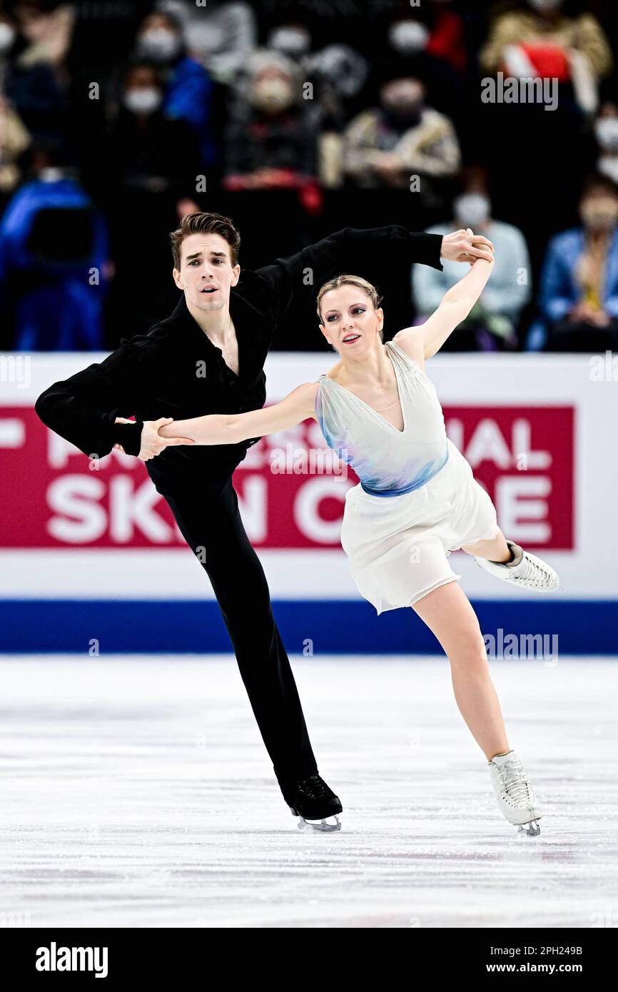 Saitama, Japan. 25th March, 2023. Victoria MANNI & Carlo ROETHLISBERGER ...