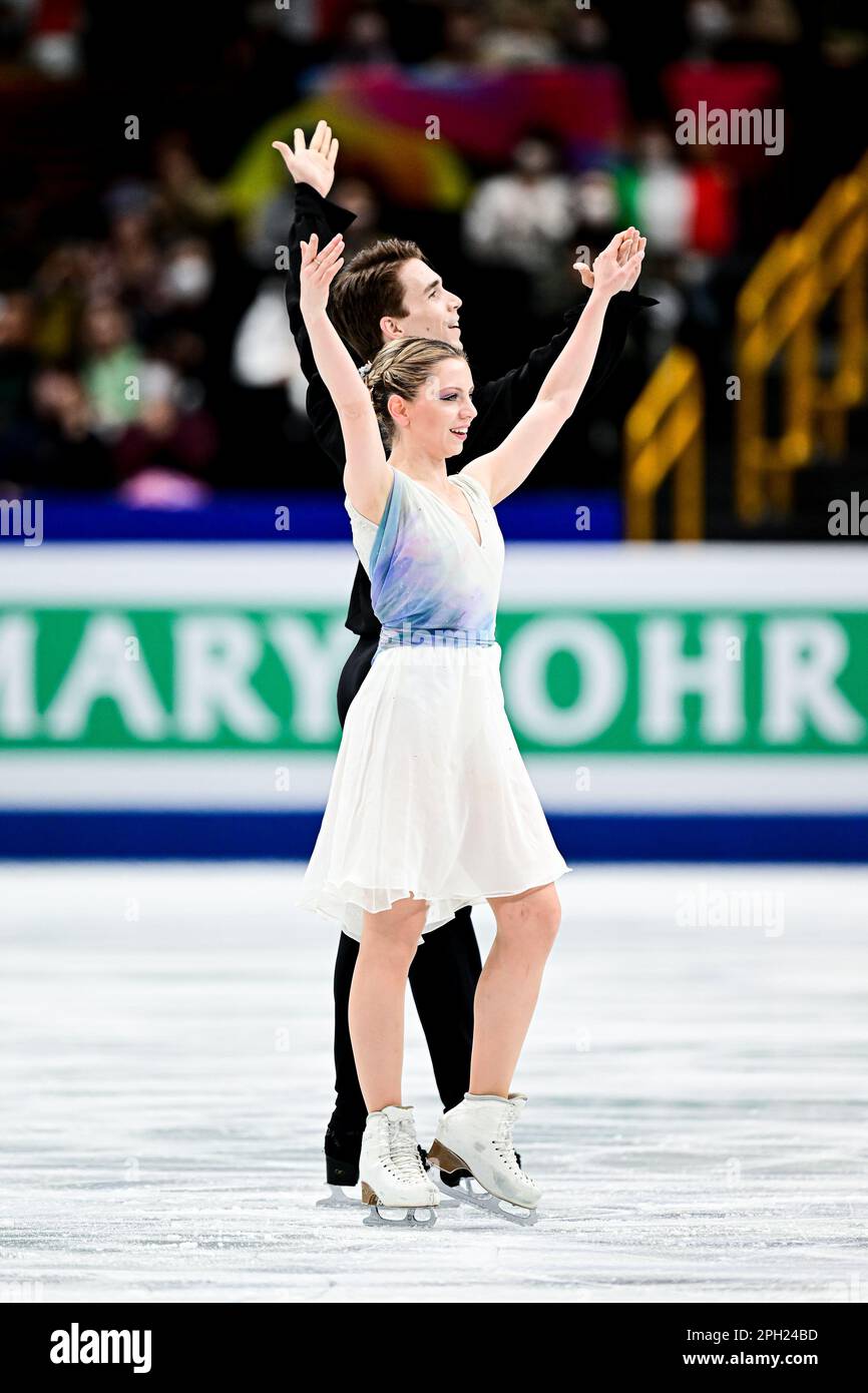 Saitama, Japan. 25th March, 2023. Victoria MANNI & Carlo ROETHLISBERGER ...