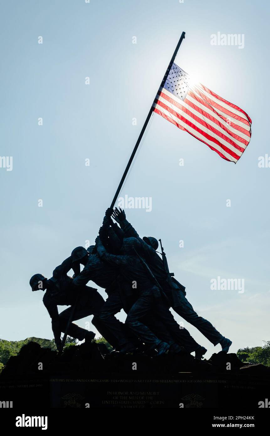 WASHINGTON DC - CIRCA MAY 2013: The Marine Corps War Memorial circa May ...
