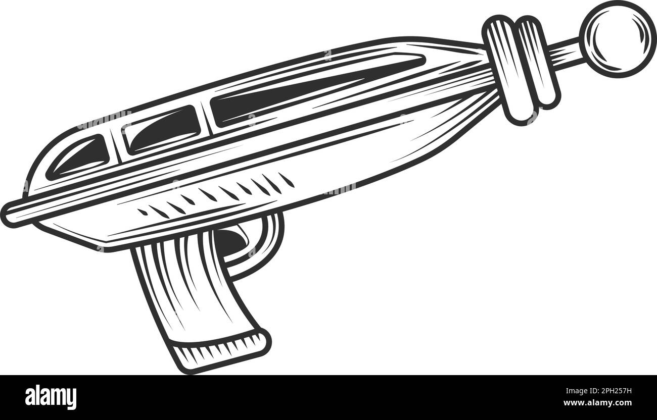 Toy ray gun on Stock Vector Images - Alamy