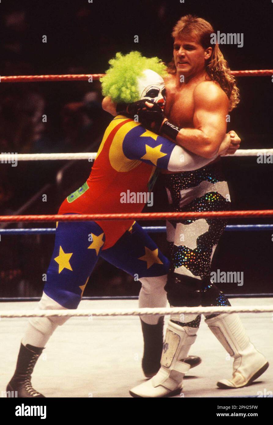 1993 Shawn Michaels Doing the Clown Photo by John Barrett/PHOTOlink ...