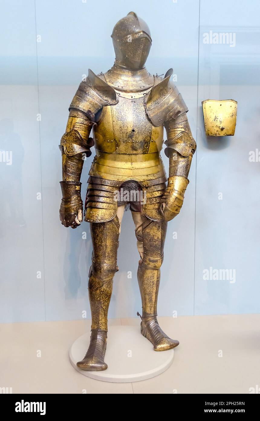 NEW YORK CITY - CIRCA MAY 2013: Medieval Armor inside Metropolitan ...