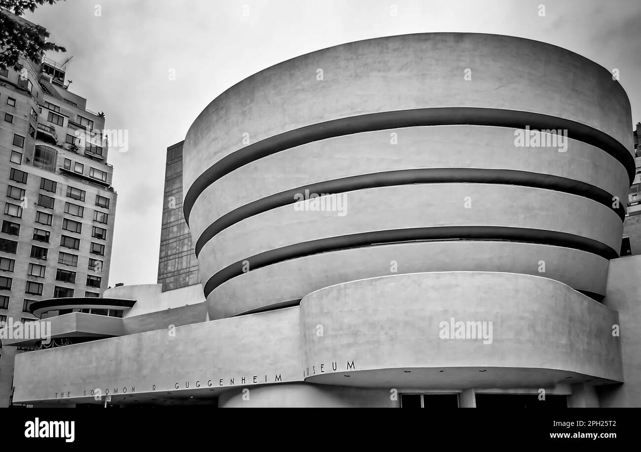 NEW YORK - CIRCA MAY 2013: The Solomon R. Guggenheim Museum of modern ...