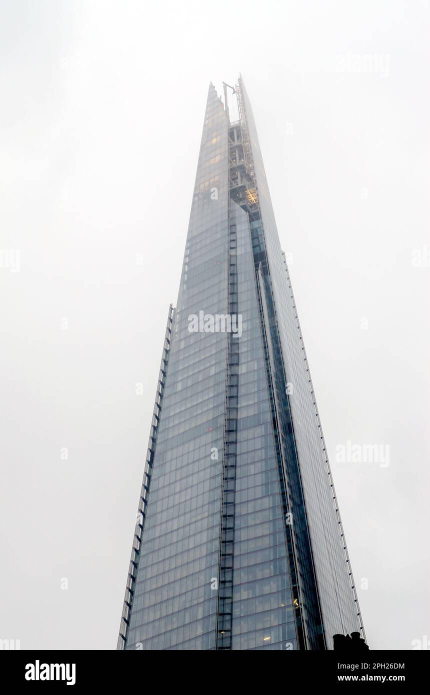 LONDON - MARCH 23: The Shard, iconic skyscraper in London, on March 23 ...