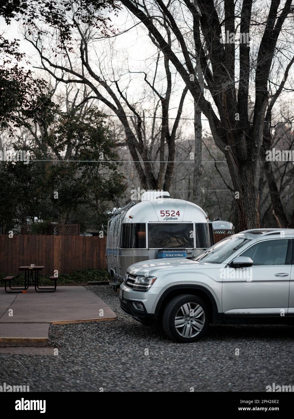The Classic and Iconic Airstream with its distinctive aluminum ...