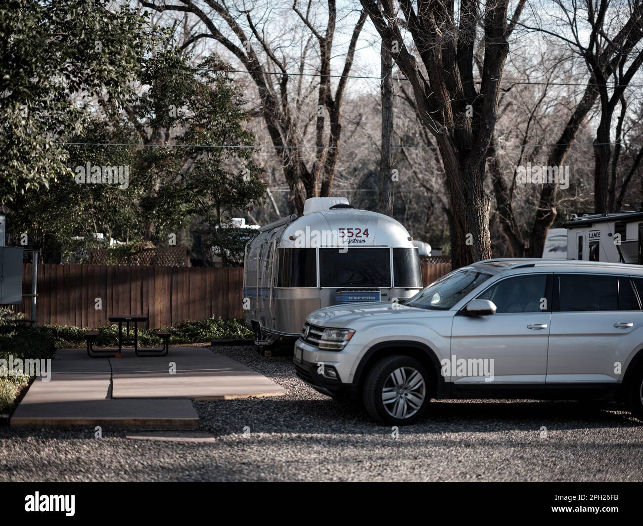 The Classic and Iconic Airstream with its distinctive aluminum ...