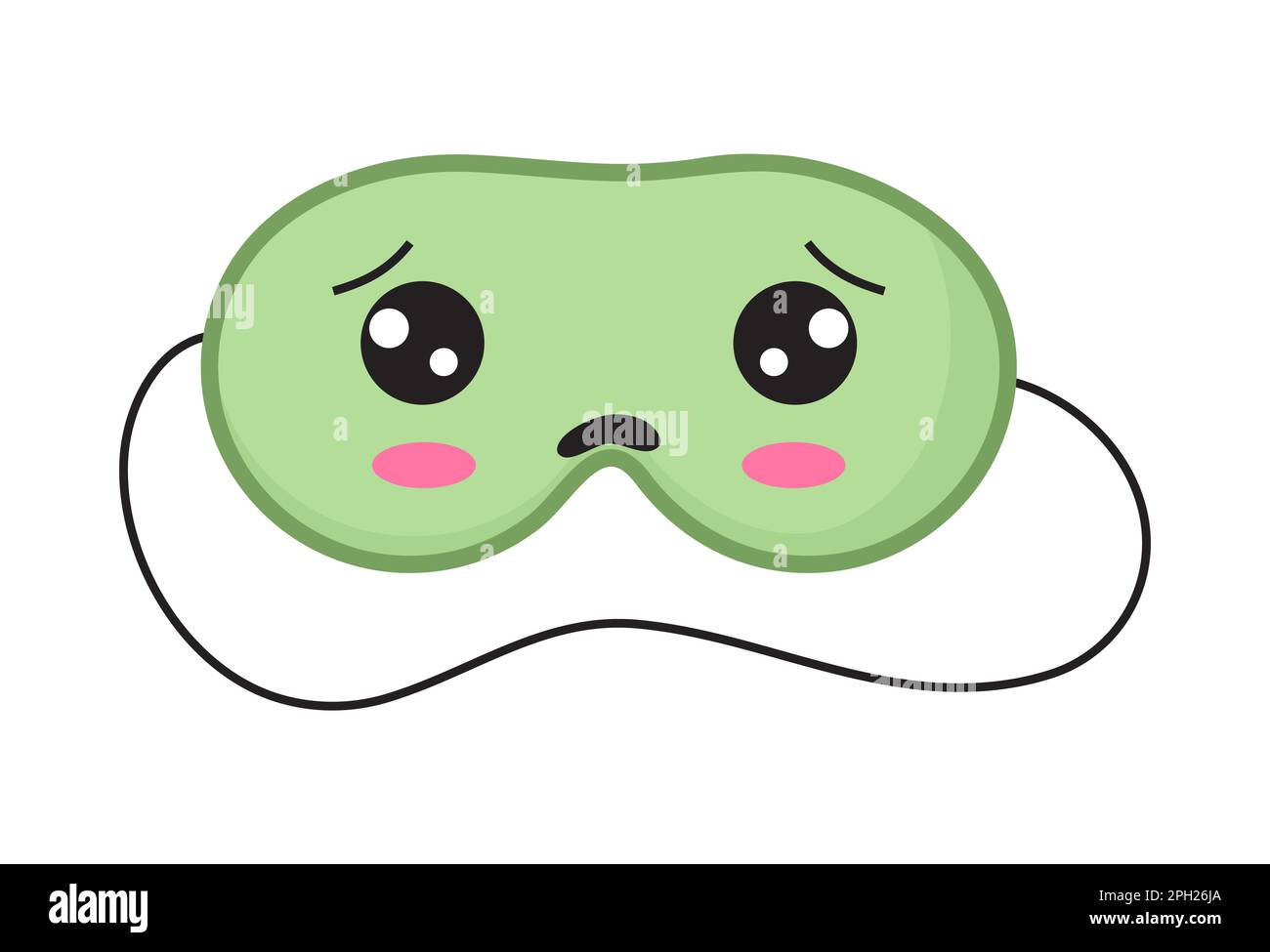 Cute mask for dreaming vector. Rest relax accessories for night ...
