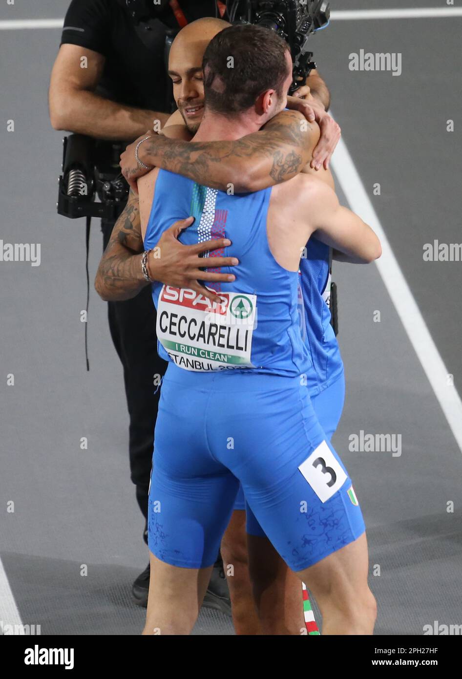 Lamont Marcell JACOBS of Italy and Samuele CECCARELLI of Italy 60m Men ...