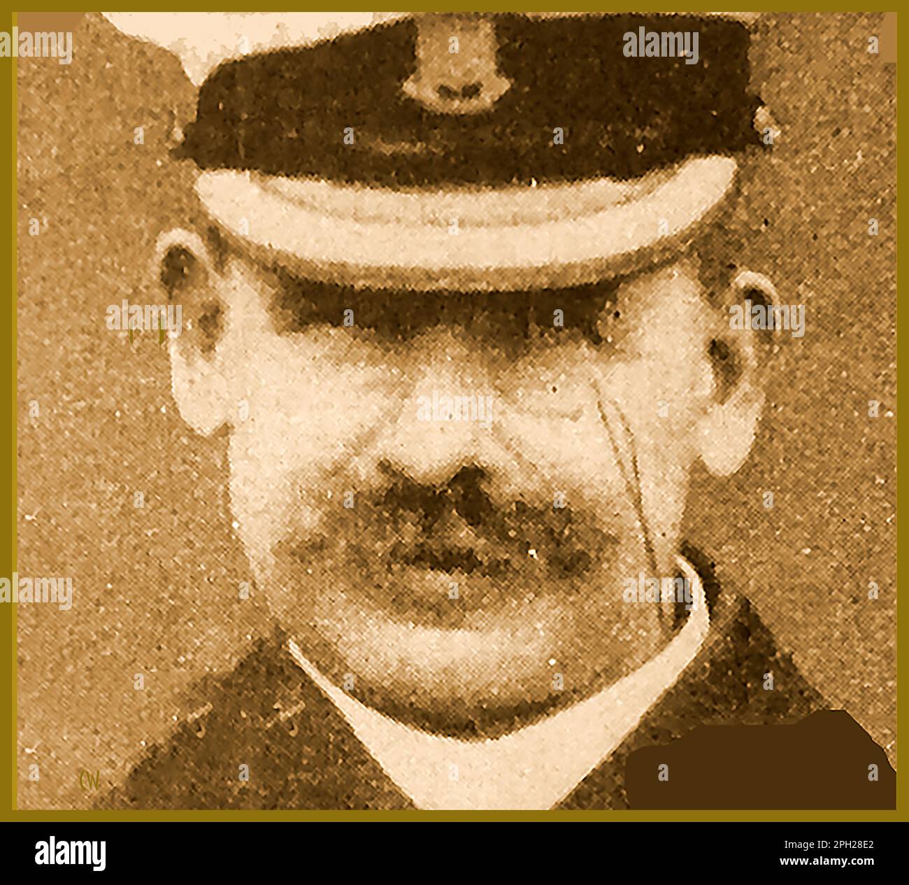 A WWI portrait of British Major-General T P Battersby, Inspector of ...