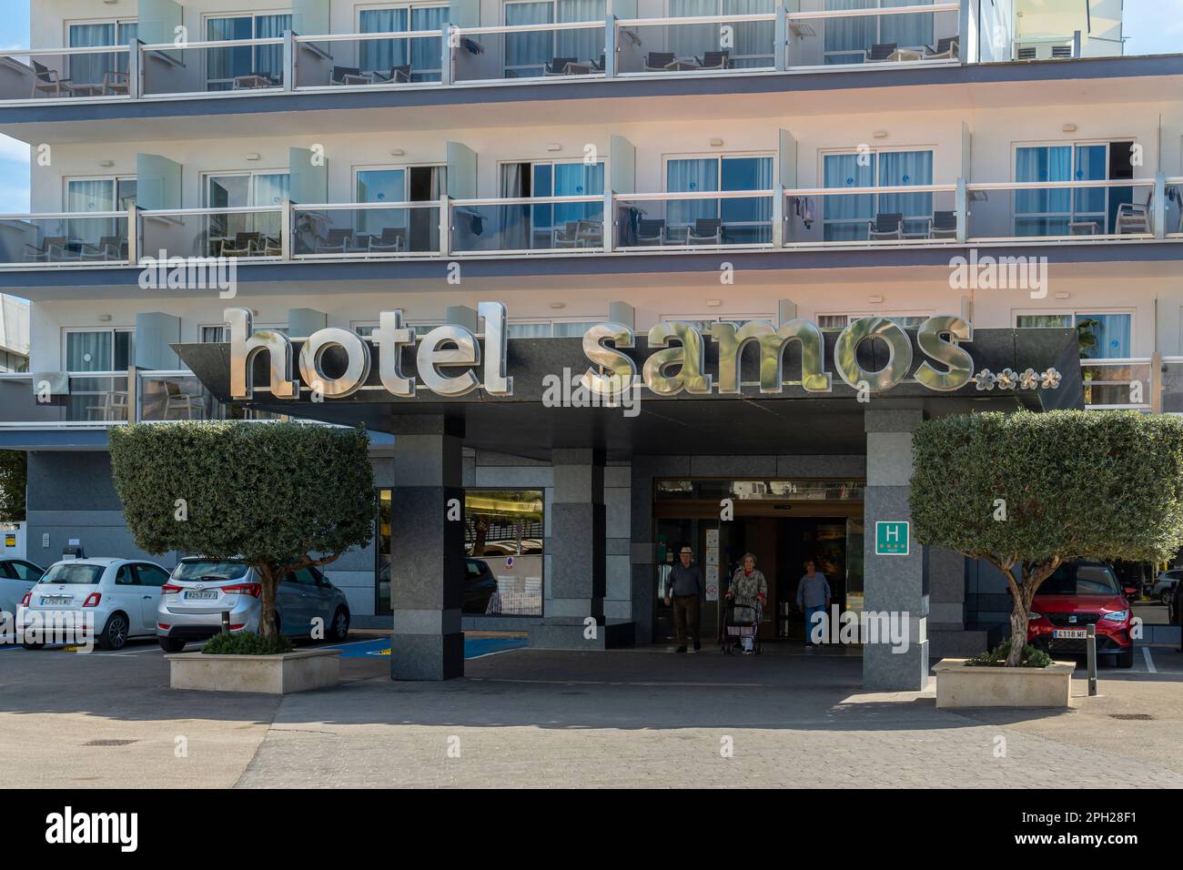 Magaluf, Spain; march 19 2023: General view of the hotel Samos, in the ...
