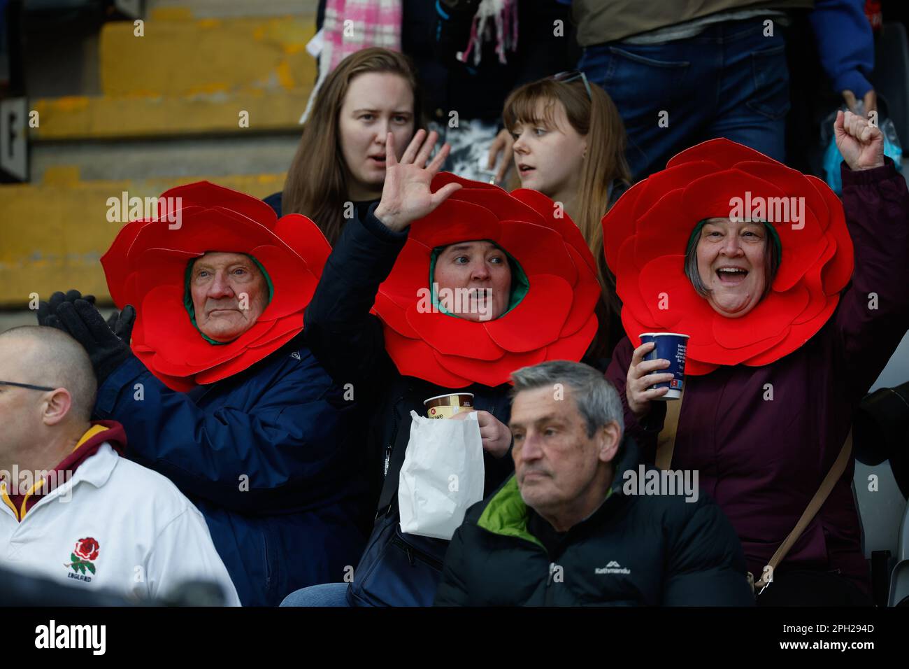 Red roses women rugby hi-res stock photography and images - Alamy
