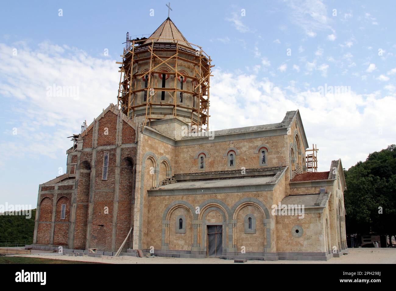 Bodbe Monastery, aka St. Nino's Convent, near Sighnaghi, the New Church ...