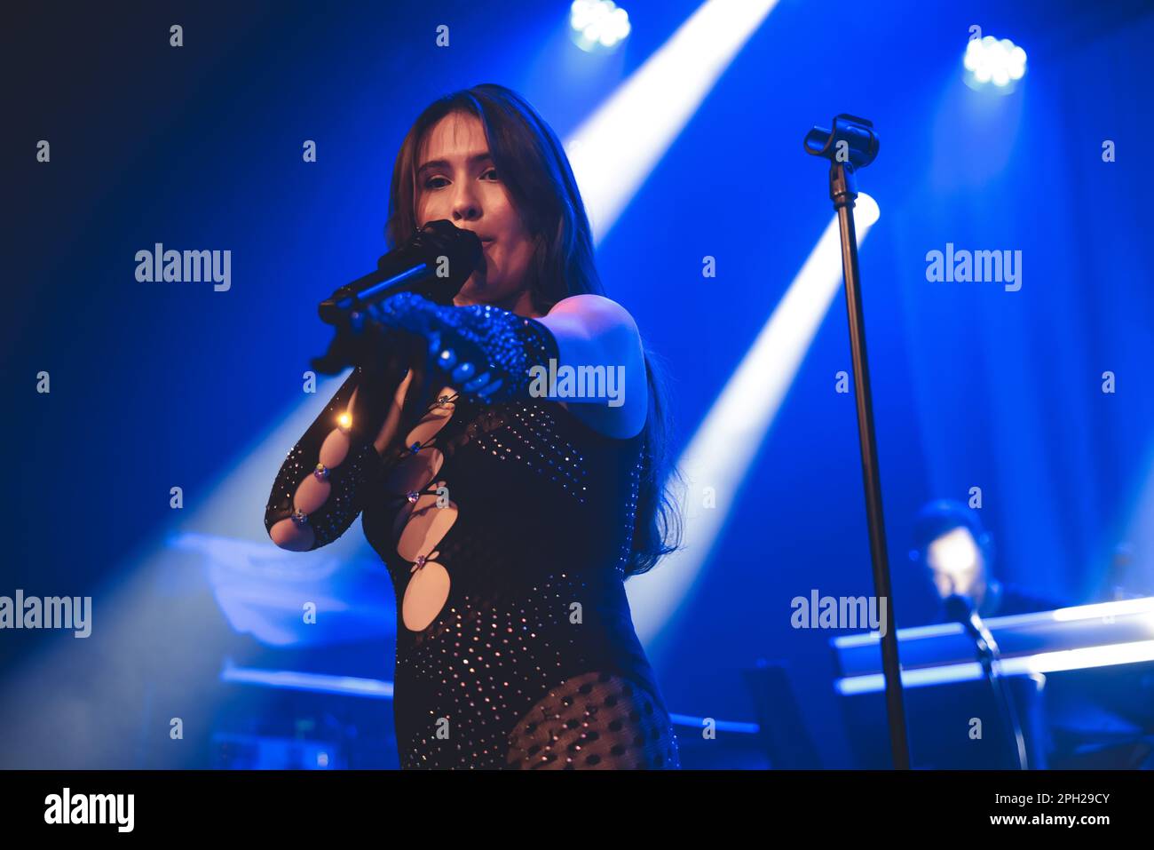 Copenhagen, Denmark. 24th Mar, 2023. The British singer Mimi Webb ...