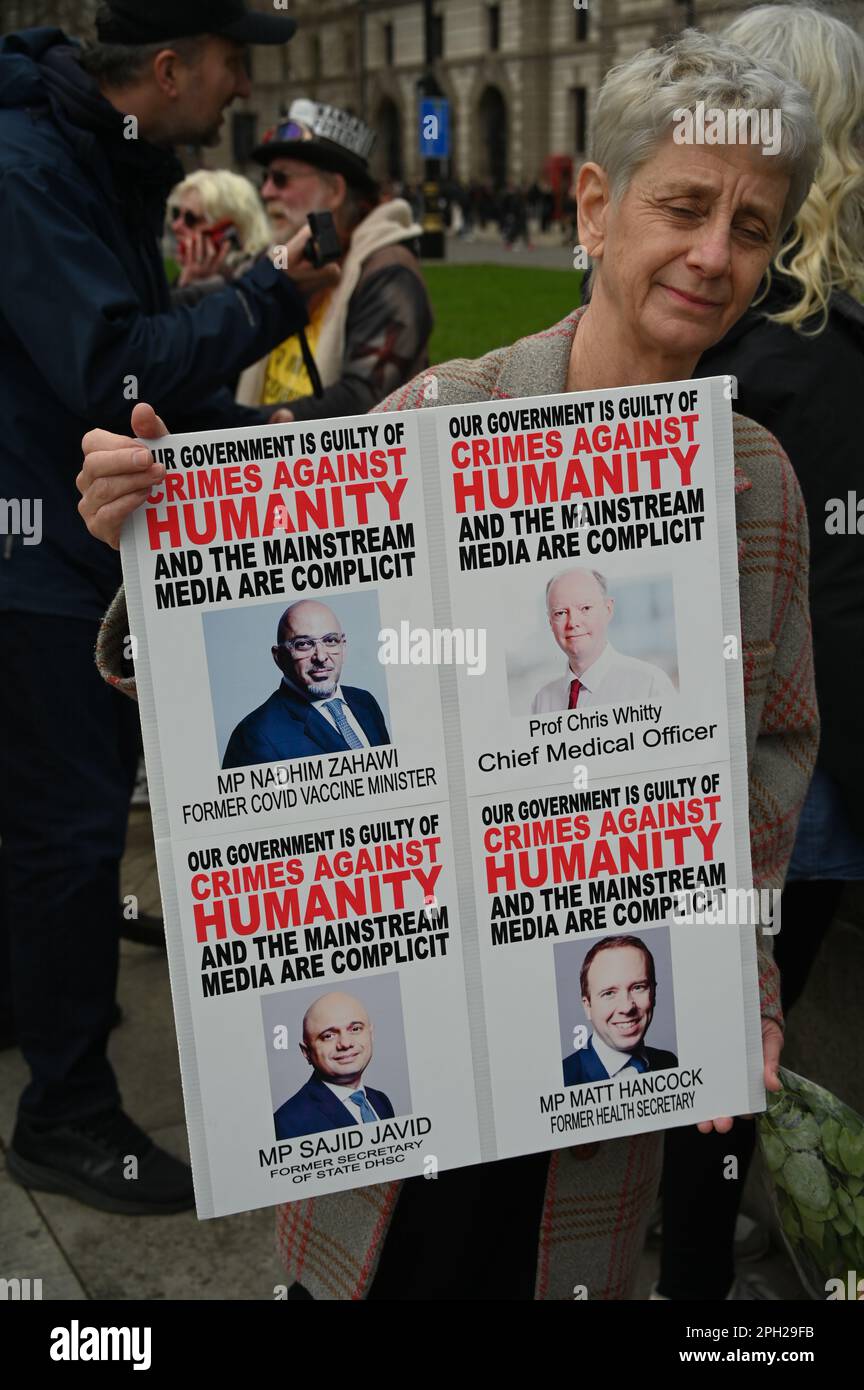 Parliament square, London, UK. 25 March 2023. Thousands of Britons ...