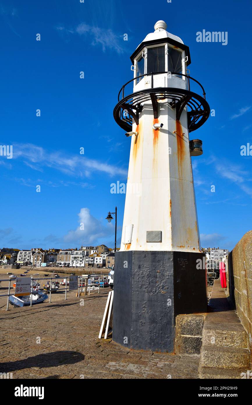 Sunny St Ives in October Stock Photo - Alamy
