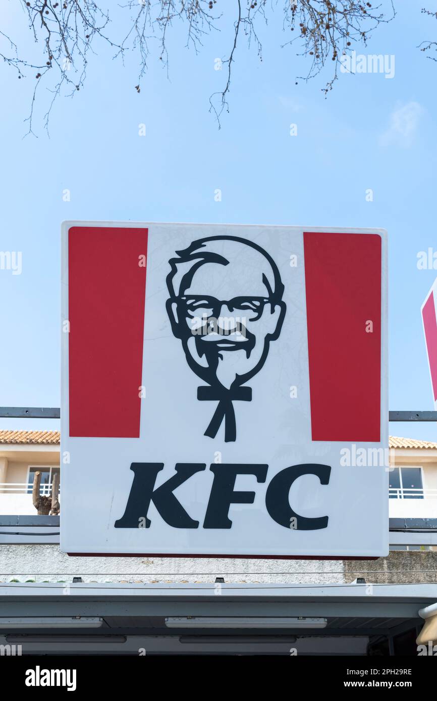 Magaluf, Spain; march 19 2023: Poster of the international fast food ...