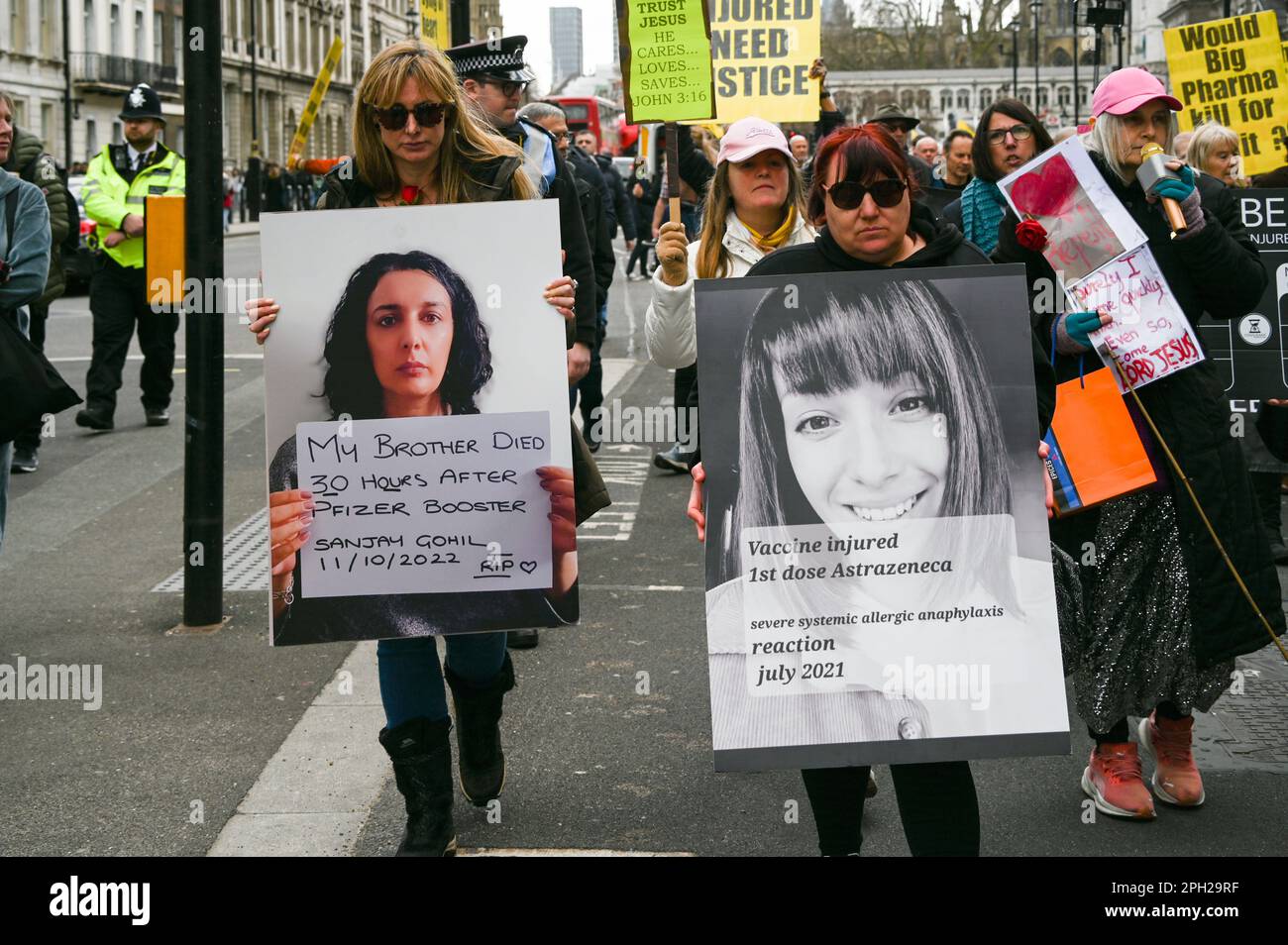 Parliament square, London, UK. 25 March 2023. Thousands of Britons ...