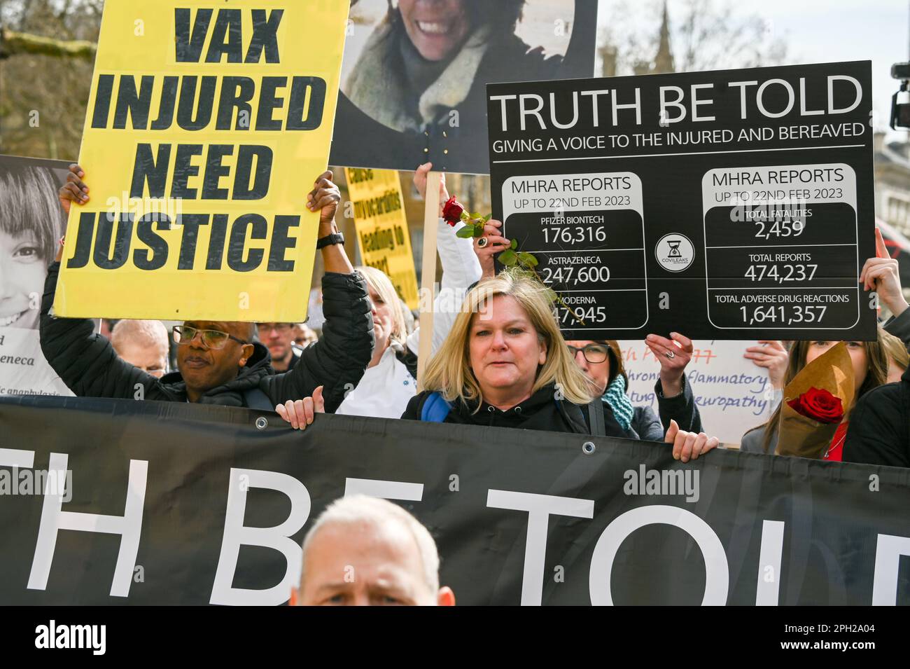 Parliament square, London, UK. 25 March 2023. Thousands of Britons ...