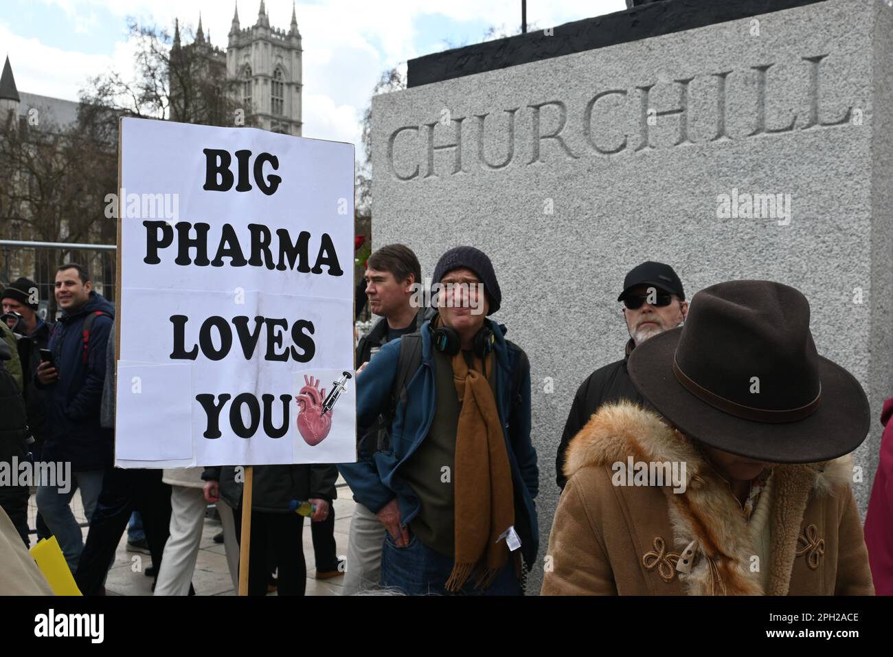 Parliament square, London, UK. 25 March 2023. Thousands of Britons ...