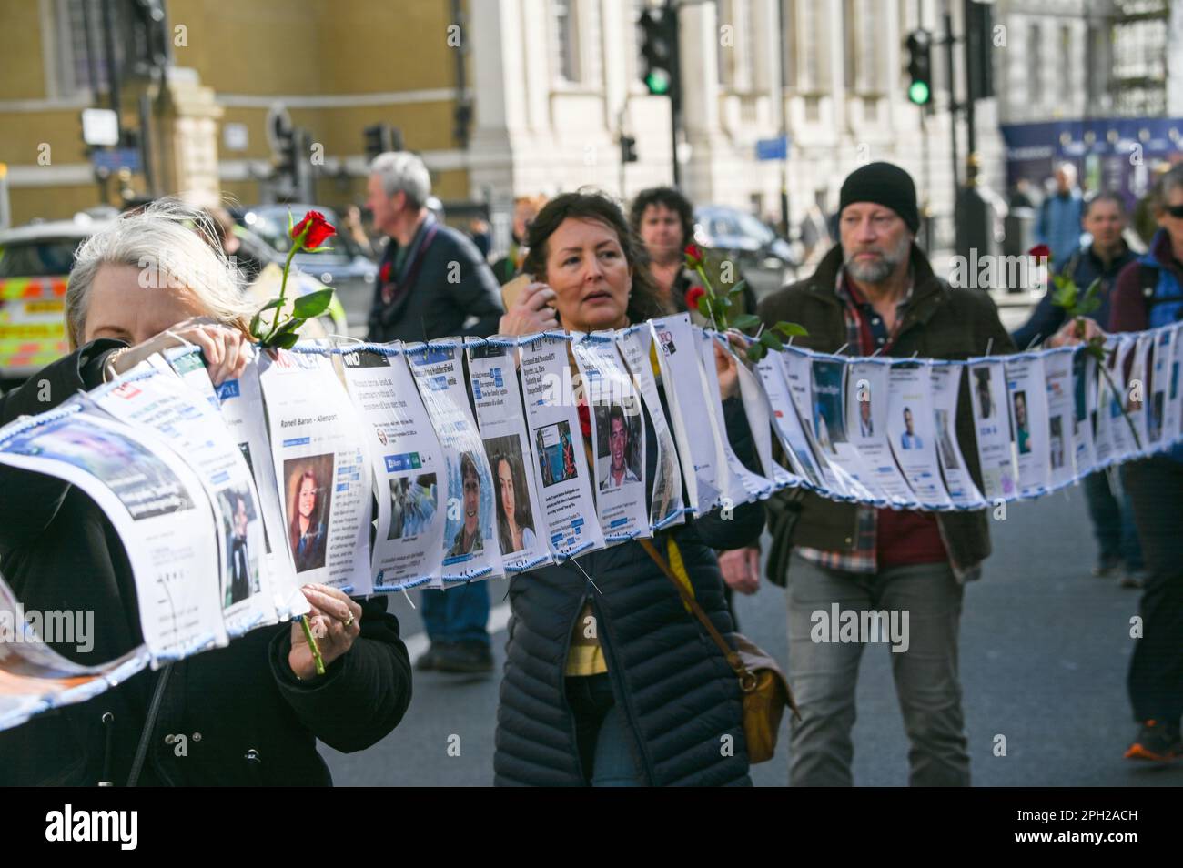 Parliament square, London, UK. 25 March 2023. Thousands of Britons ...