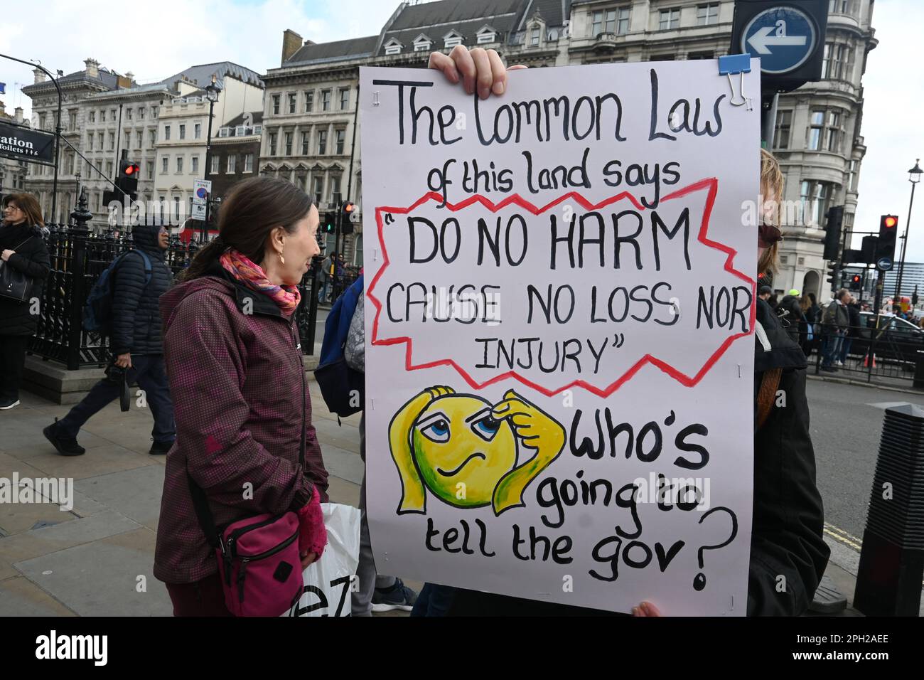 Parliament square, London, UK. 25 March 2023. Thousands of Britons ...