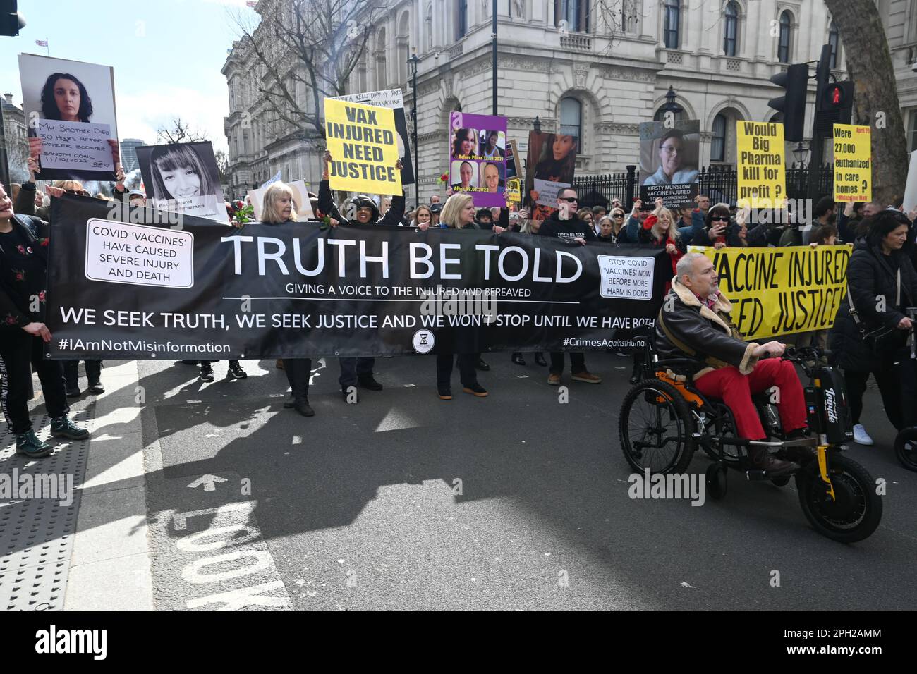 Parliament square, London, UK. 25 March 2023. Thousands of Britons ...
