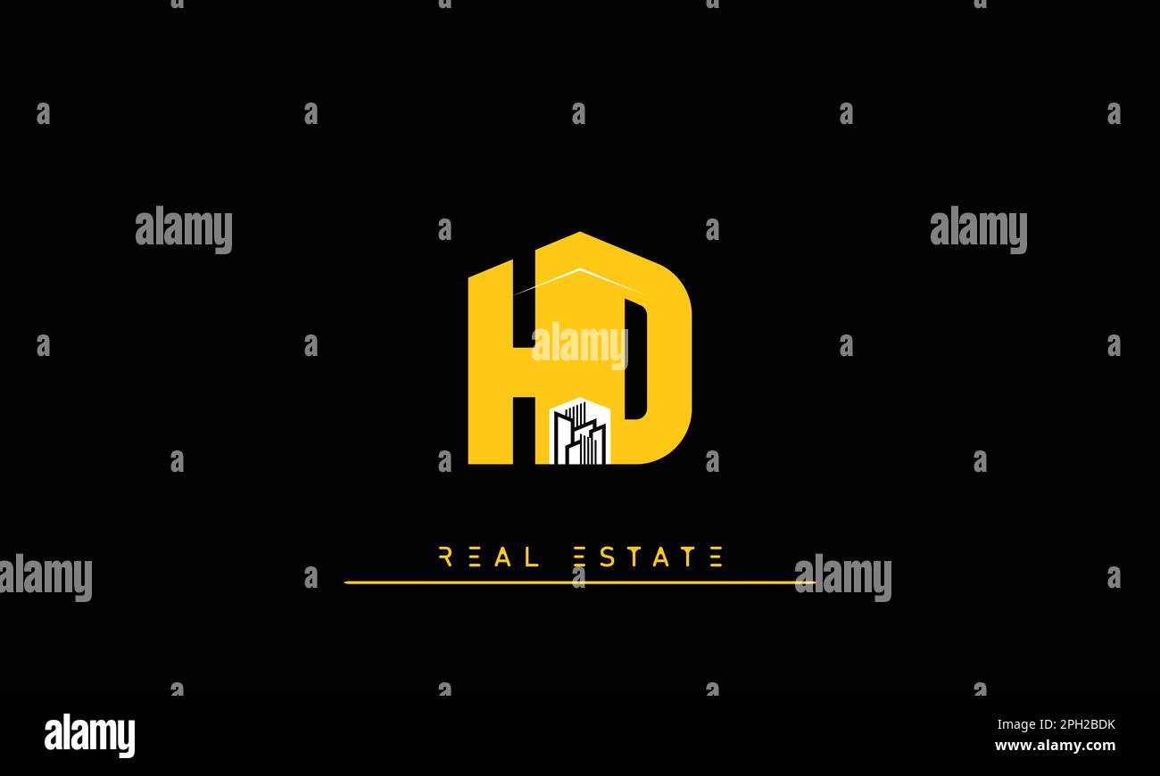 Hd real estate logo hi-res stock photography and images - Alamy