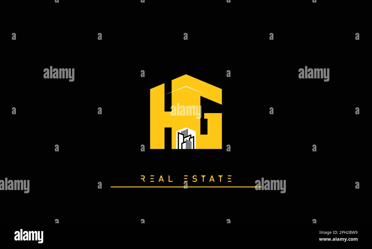 Hg real estate logo hi-res stock photography and images - Alamy