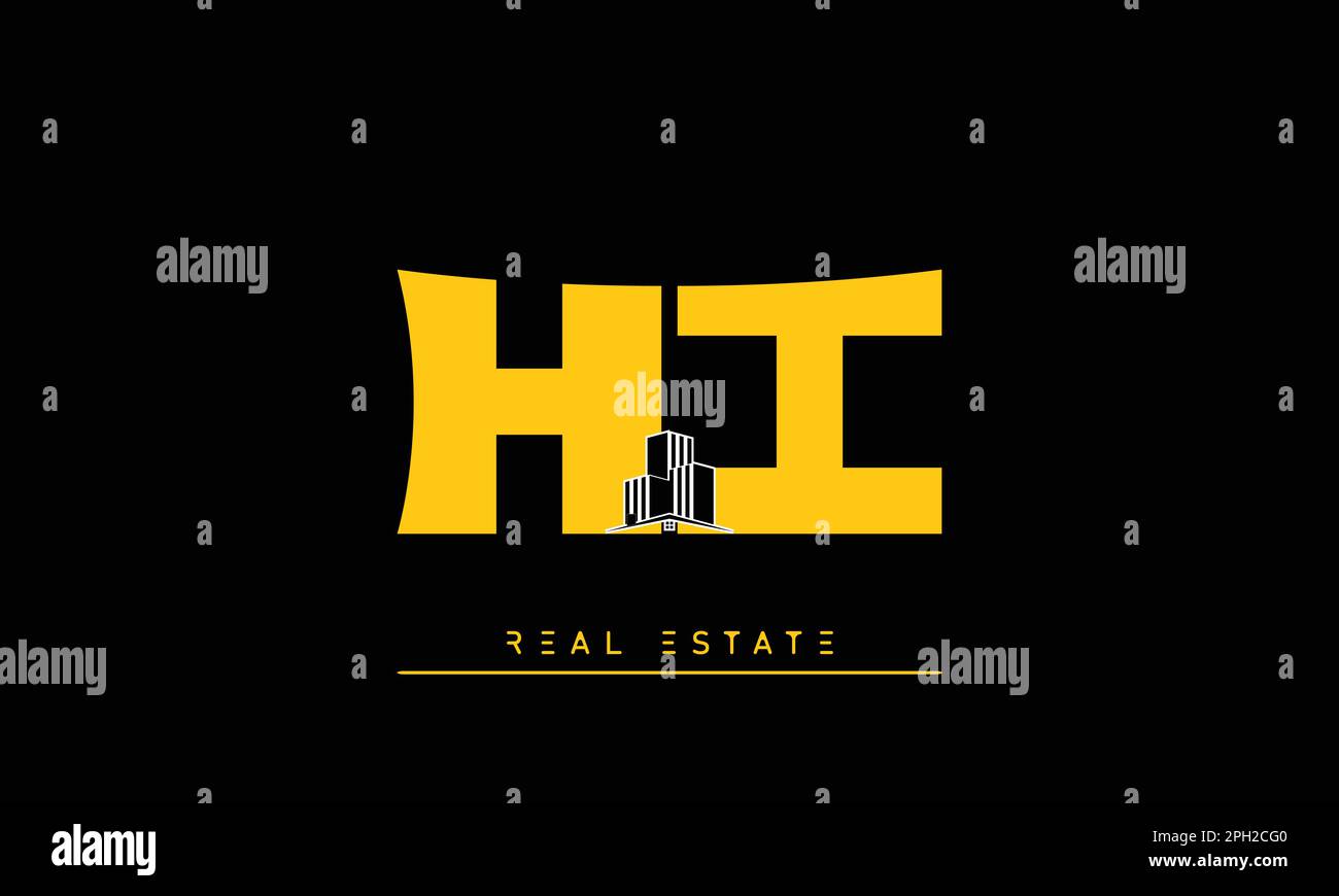 Hi real estate logo hi-res stock photography and images - Alamy