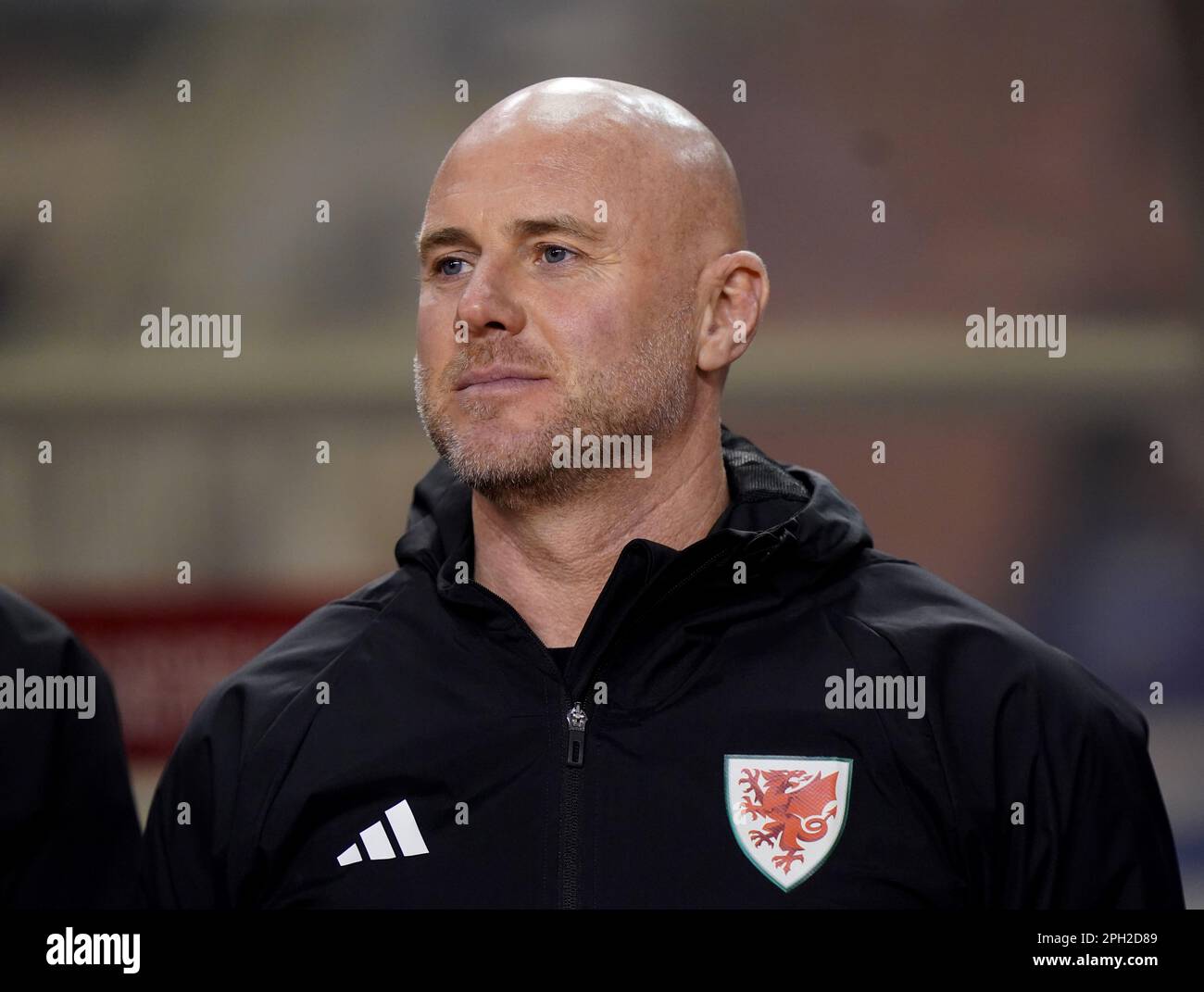 Wales head coach Rob Page during the UEFA Euro 2024 Group D qualifying ...