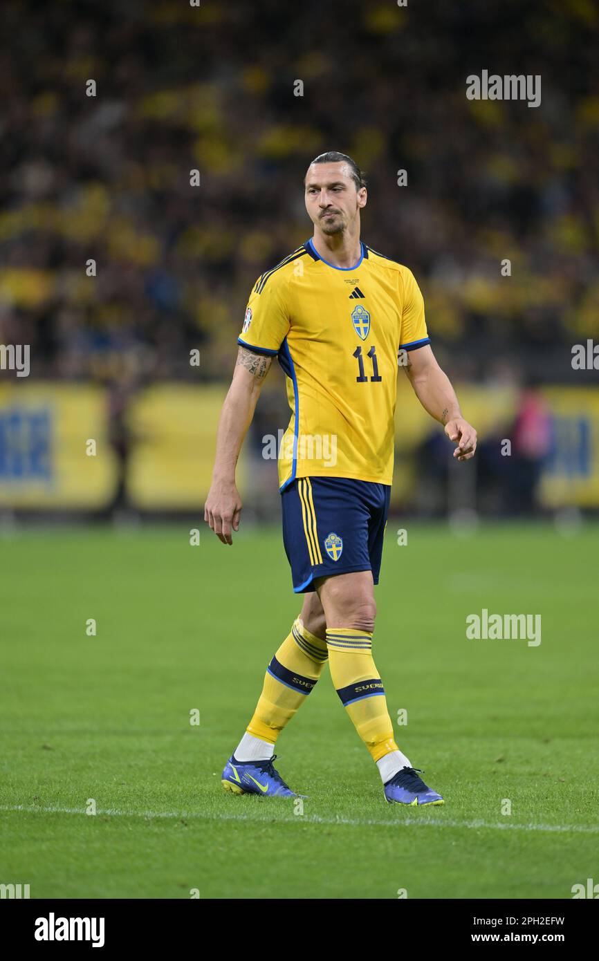 Stockholm, Sweden. 24th Mar, 2023. STOCKHOLM, SWEDEN - MARCH 24: Zlatan ...
