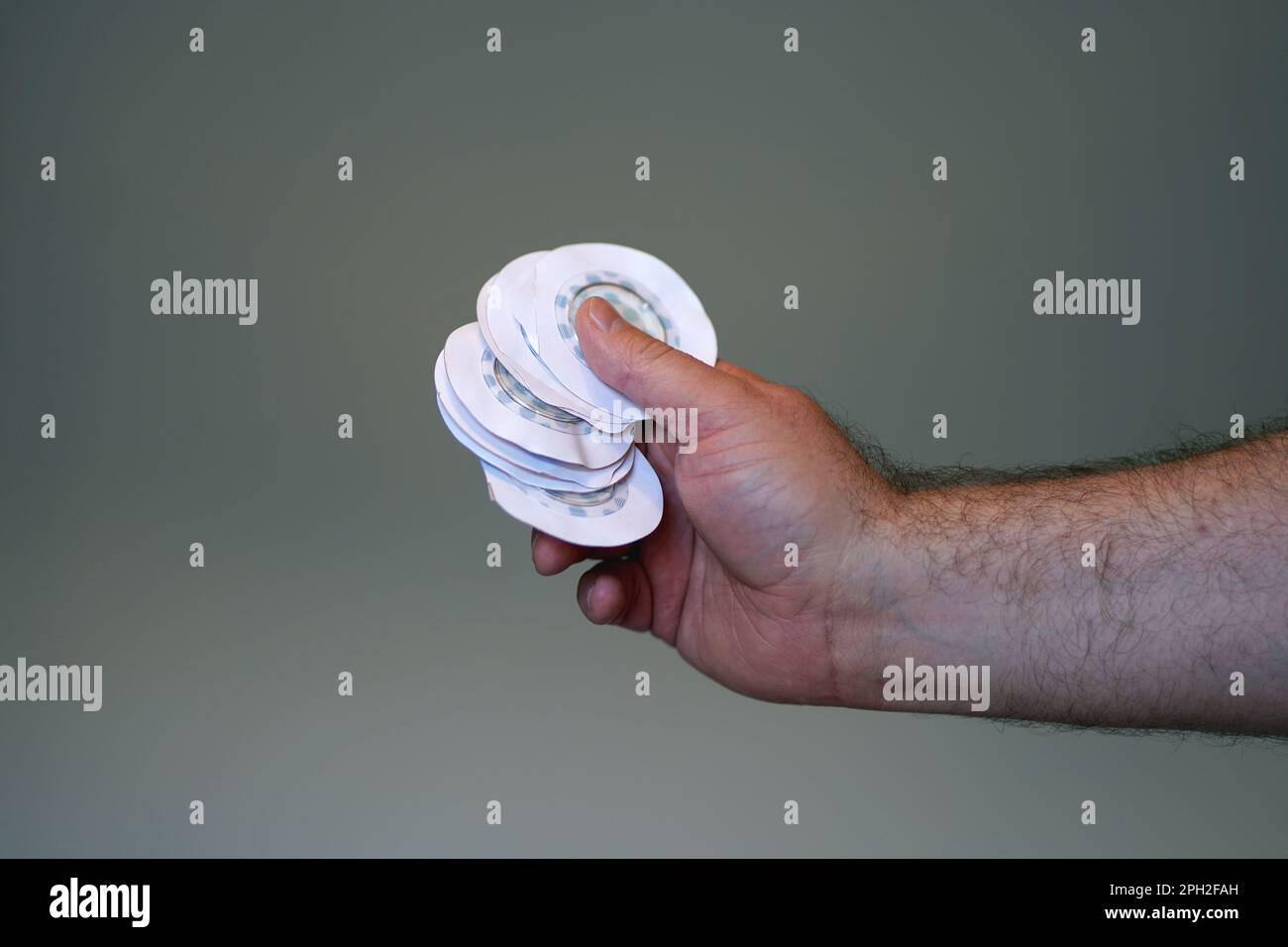 Middle aged white man using Novacore R-Test 4 Evolution Heart ...