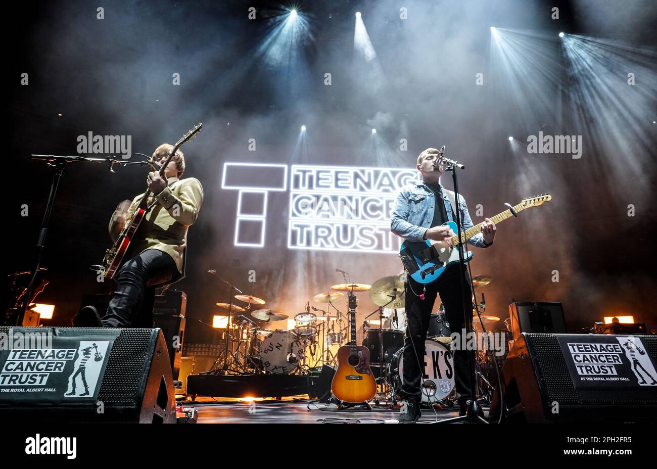 The K's on stage during the Teenage Cancer Trust show at the Royal ...