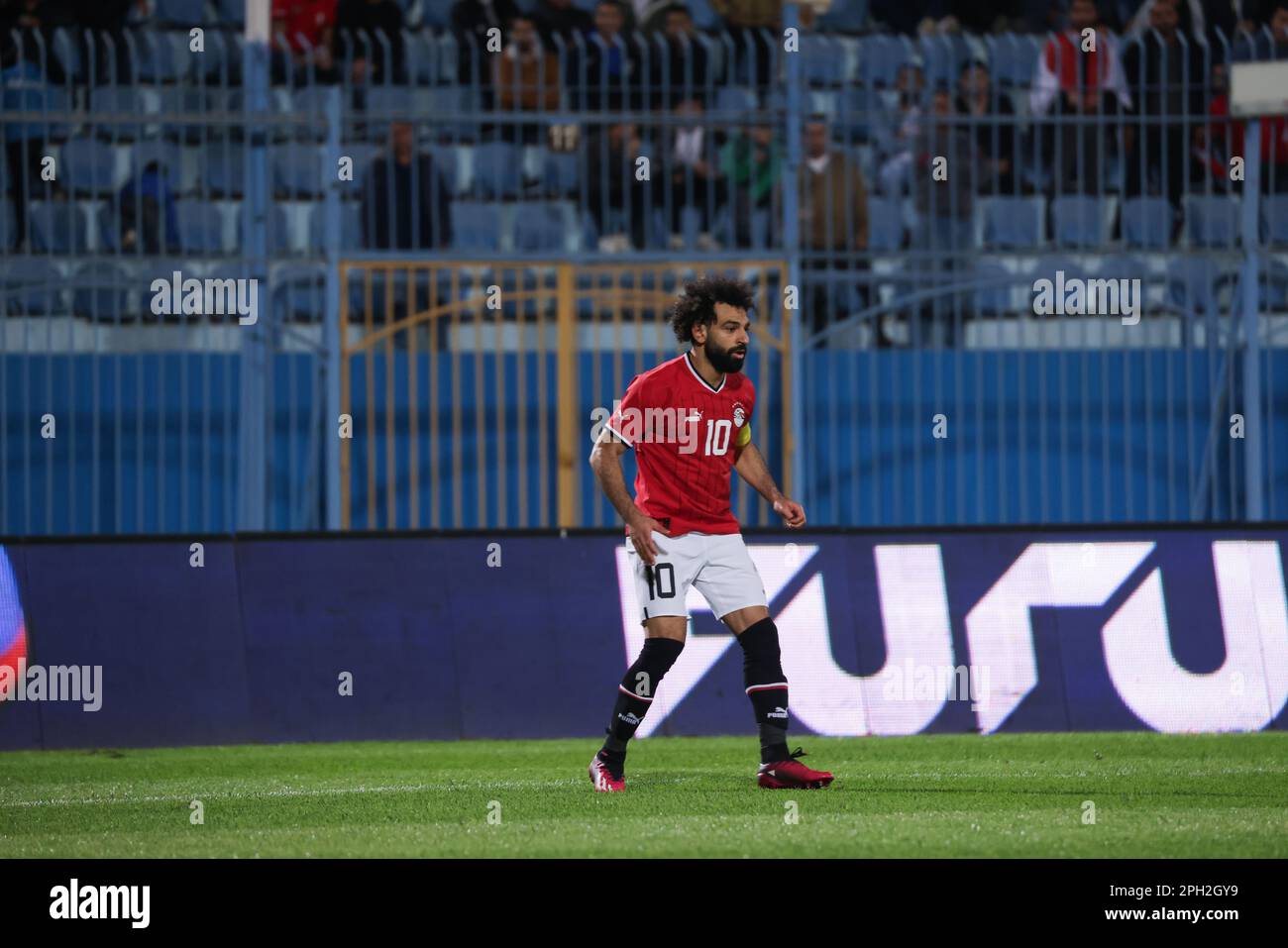 EGYPT, Cairo - 24 March 2023 - Mohamed Salah of Egypt during Qualifying ...