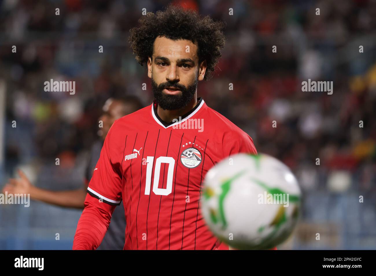 EGYPT, Cairo - 24 March 2023 - Mohamed Salah of Egypt during Qualifying ...
